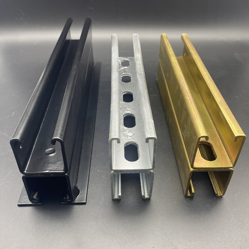 Galvanized Steel Back to Back Strut Channel with wing for Ceiling Support