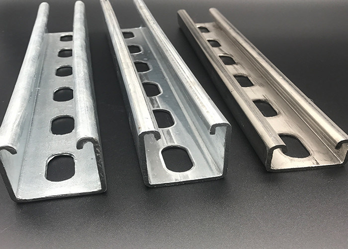 ASTM Slotted Strut Channel 41x41 1-5/8x1-5/8 Stainless Steel Hot Dip ...