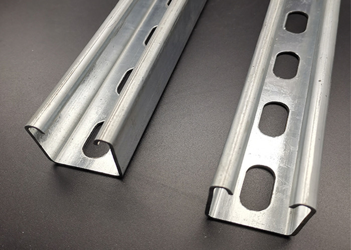 Zinc Plated 41x41 41x21 Slotted Plain Custom HDG Unistrut Channel