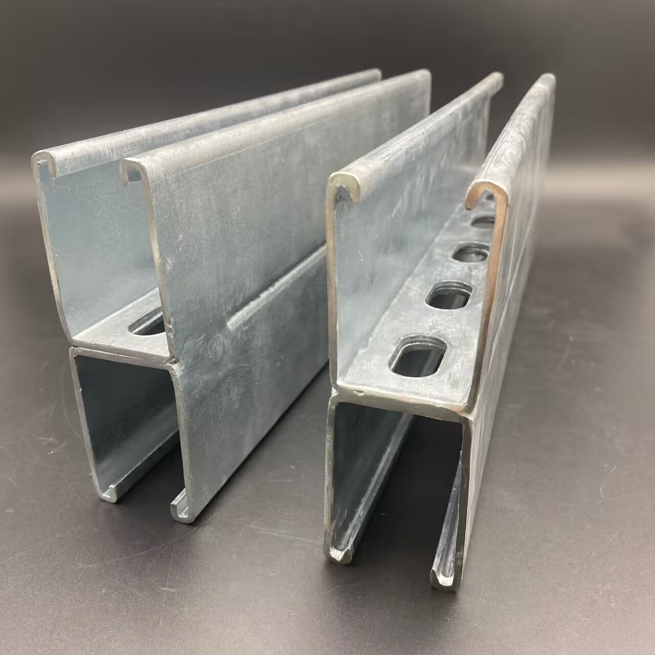 Electrical Zinc Double Channel Slotted Solid 41x124 6m Back to Back ...