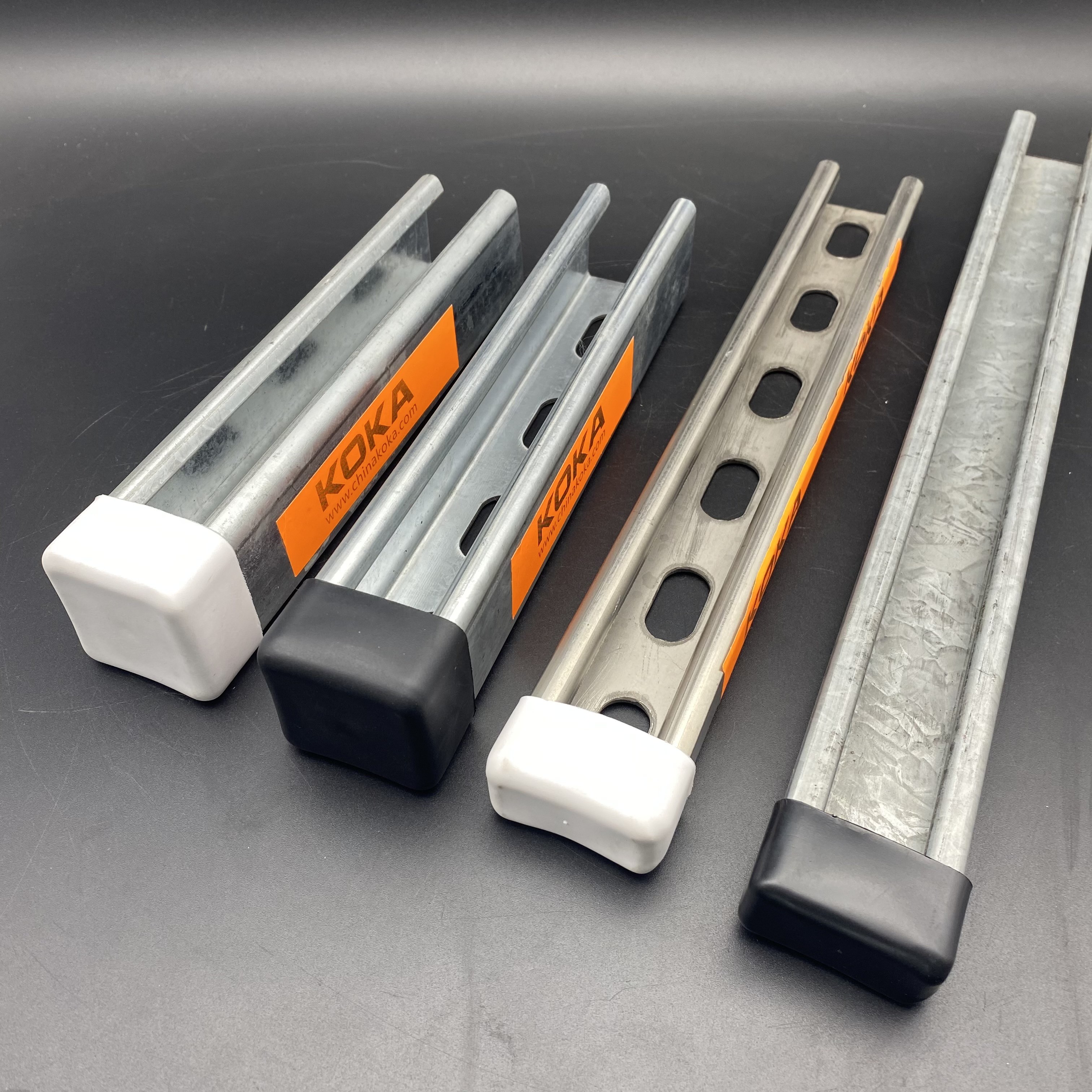 Custom Virous Color PVC Rubber 41x41 41x21 Unistrut Channel End Caps