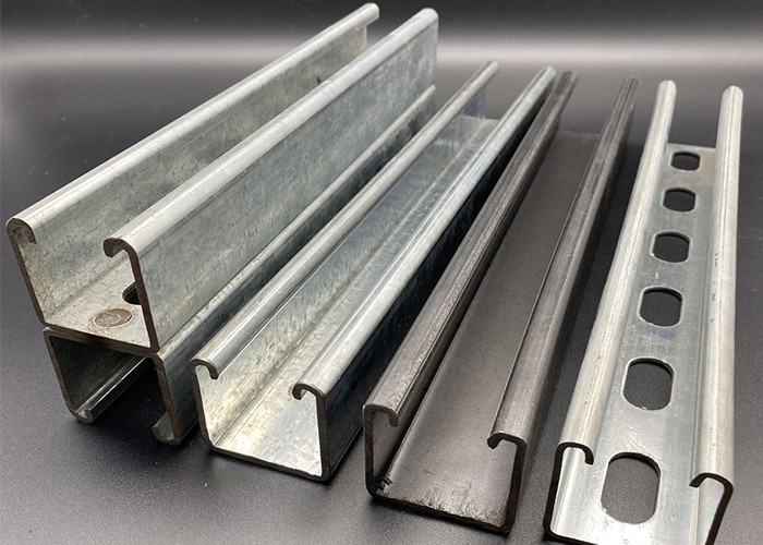 Pregalvanized Plain Slotted 1 58x1 58 Custom Unistrut Channel