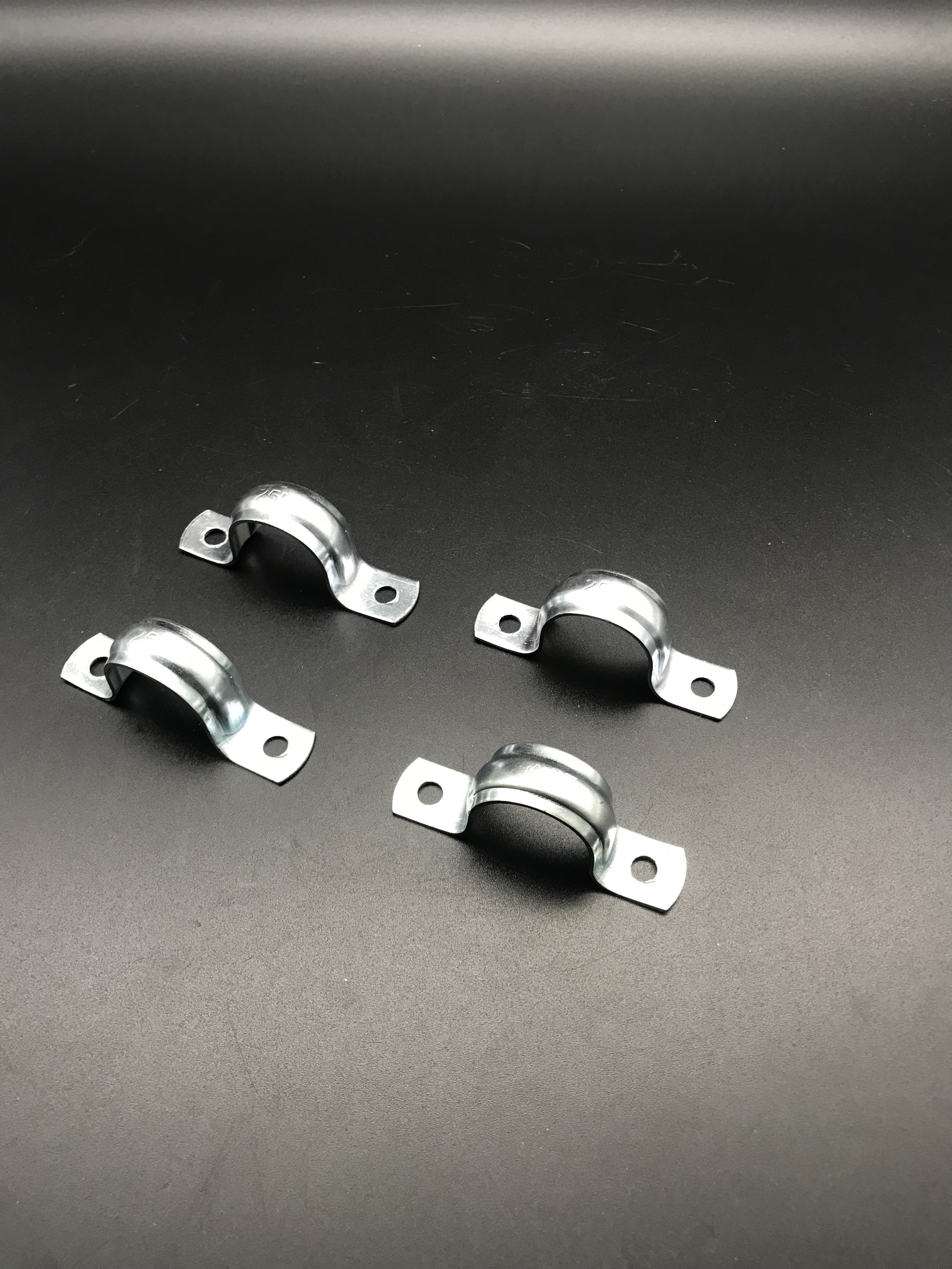 Universal U Shape Zinc Plated Conduit Saddle Clamp