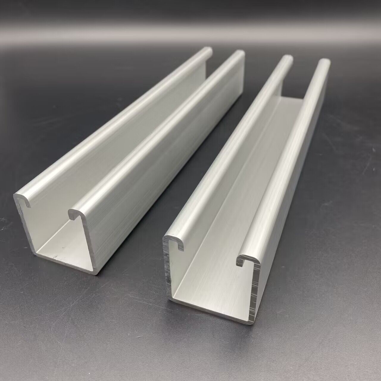 Aluminum Unistrut Channel Plain Slotted Support Aluminum Strut Channel Rail