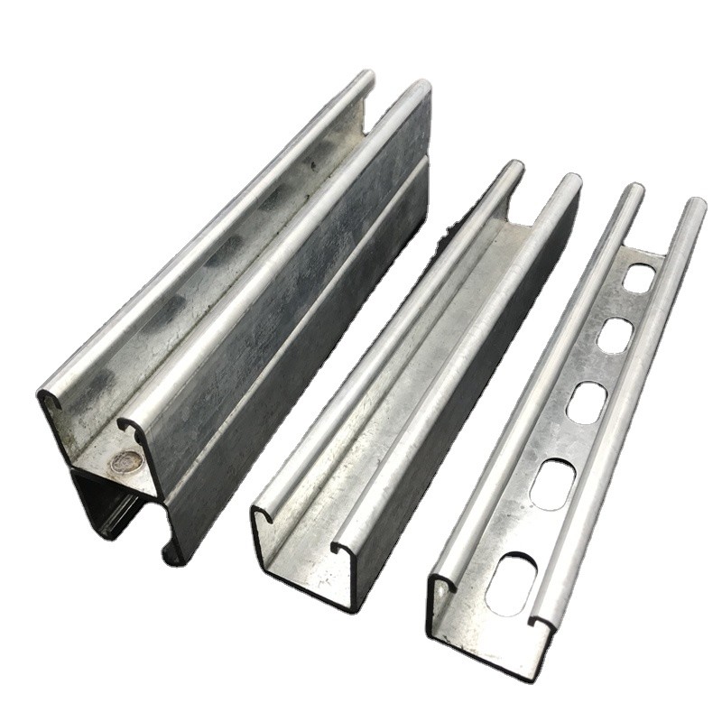 Galvanized Zinc 41x41 41x22 Slotted Unistrut Strut Channel