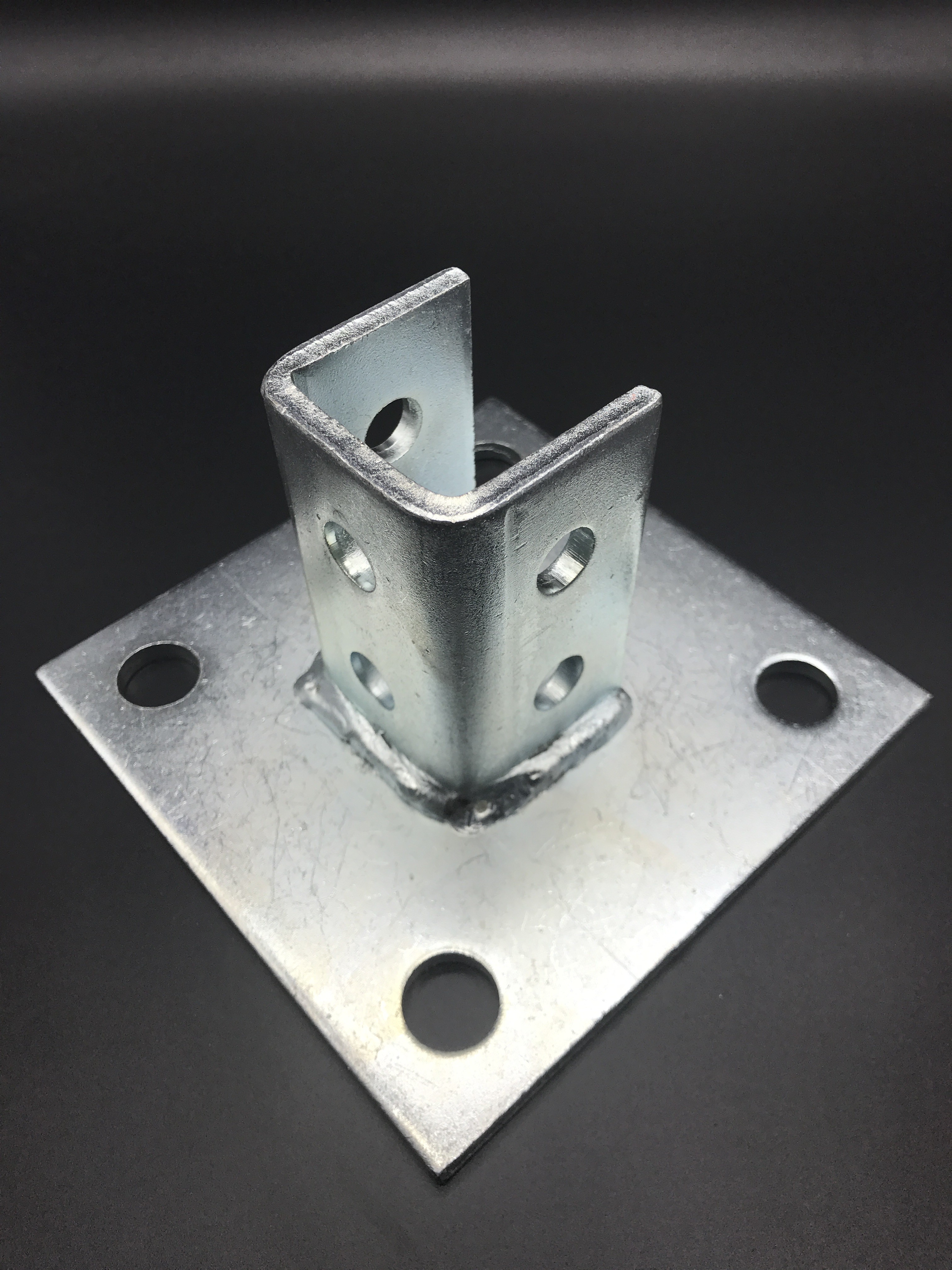 Unistrut Fittings 12 Holes Post Base Brackets