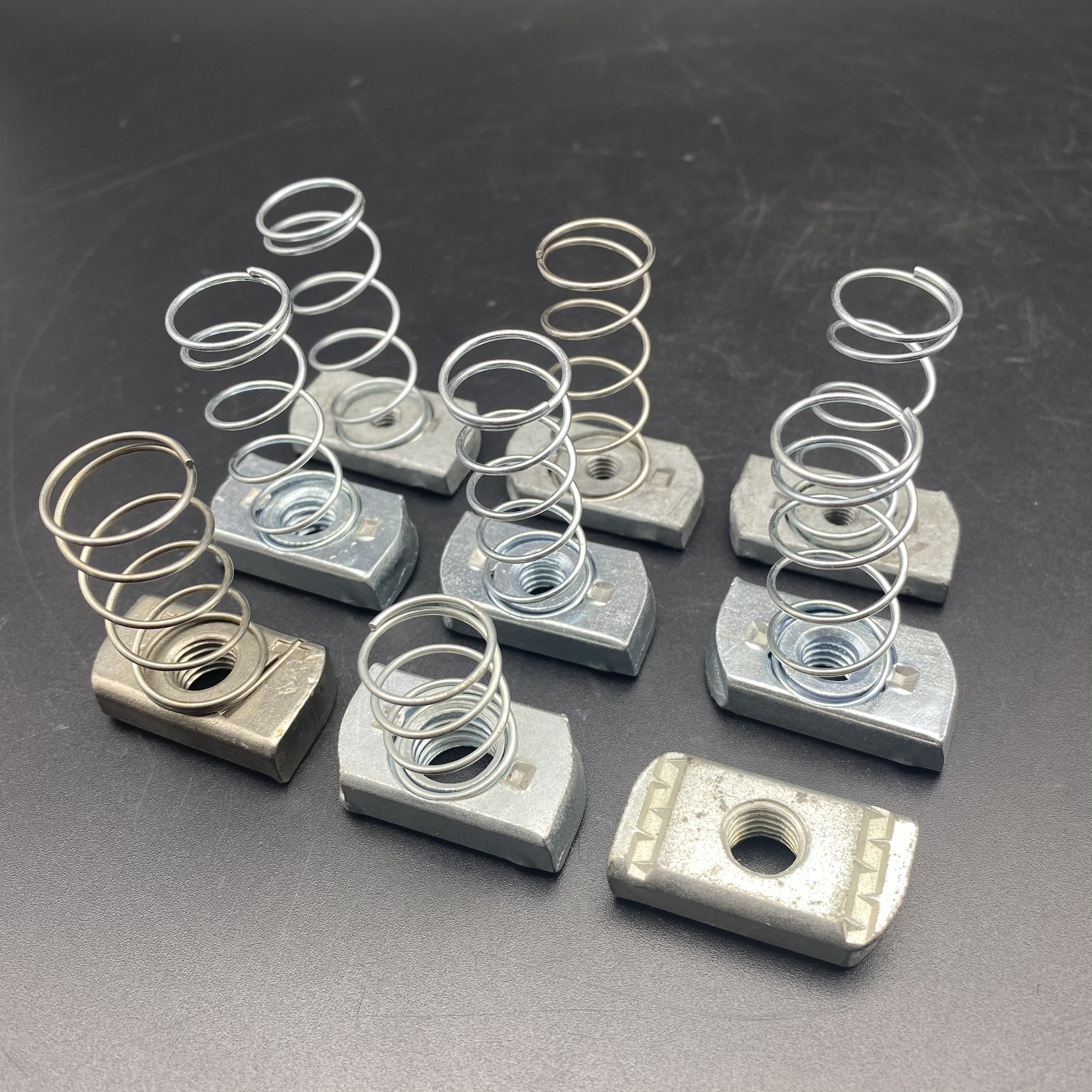 m8 m10 m12 Carbon Steel Galvanized Unistrut Support Spring Nut