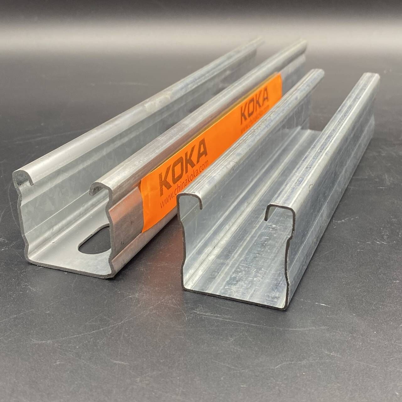 41x41 Hot Dip Galvanized Rib Reinforcement Slotted Strut Channel