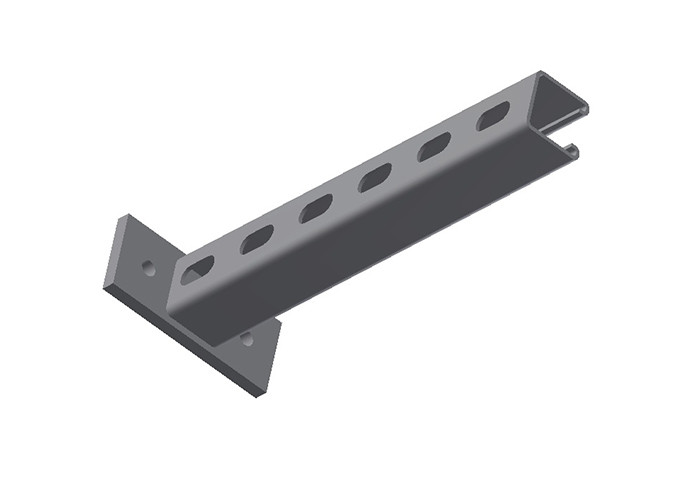 Carbon Steel Slotted Galvanized Cantilever Arm Brackets