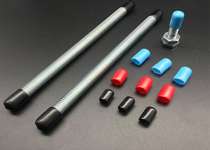 Custom Size Vinyl PVC Threaded Rod End Caps