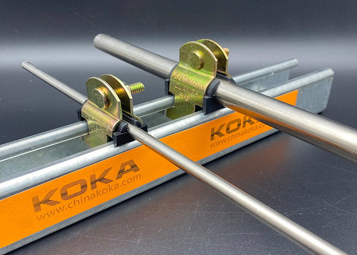 Zinc Plated 3/8'' Strut Mounted Cushion Clamps