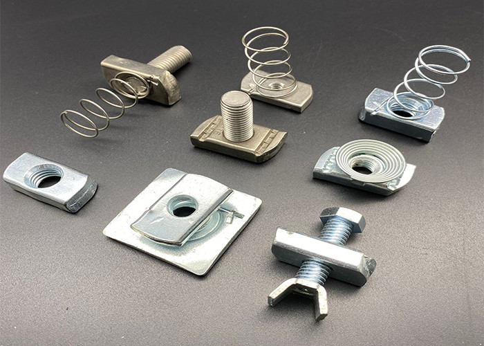 High Quality Galvanized Steel Custom Size Strut Spring Nuts