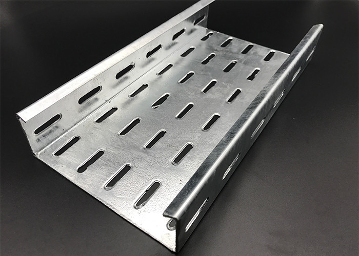 Galvanized Steel Slotted Cable Tray Custom Size