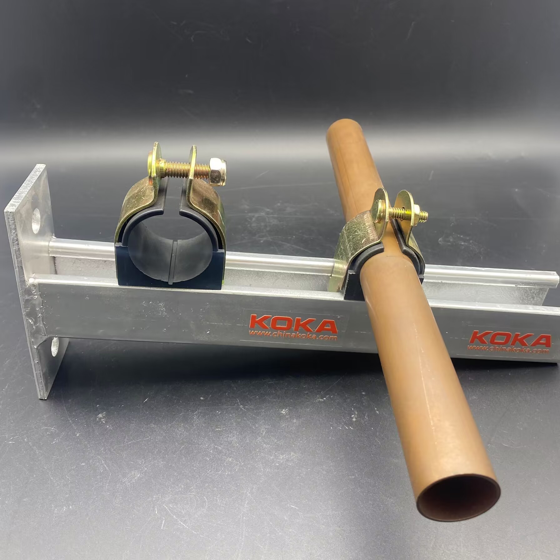 Zinc Plated Channel Mounted TPE Cushion Clamps