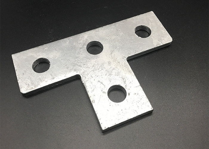 Galvanized Steel Channel T-shape Flat Plate Fitting