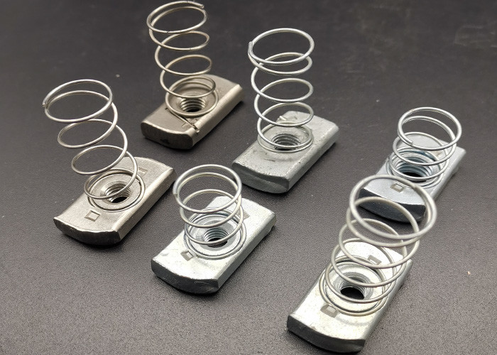 304 316 Stainless Steel m8 m10 m12 Unistrut Spring Nuts