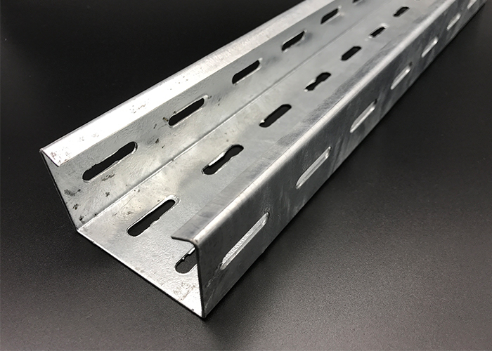 400mm Electrical Galvanized Ventilated Slotted Cable Tray