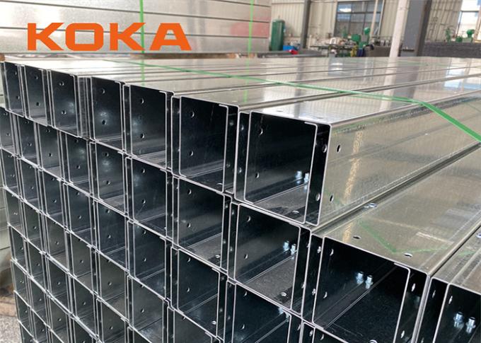 Light Duty Q235B Stainless Steel Cable Trunking Ss316 Electrical ...