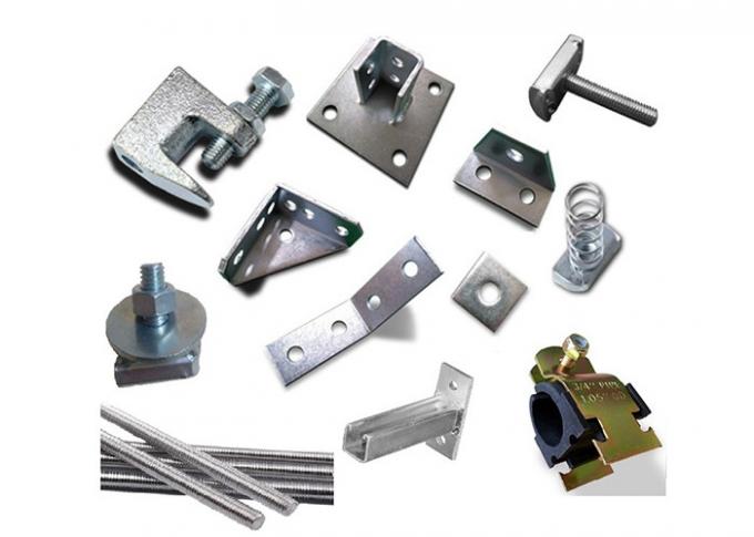 BS Flat Strut Channel Fittings Thickness 5mm Unistrut Connectors