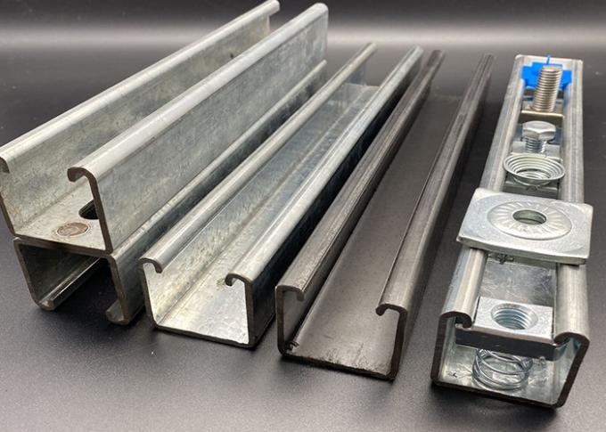 Stainless Steel 41x62 Unistrut Back To Back Strut 3.0mm Powder Coating